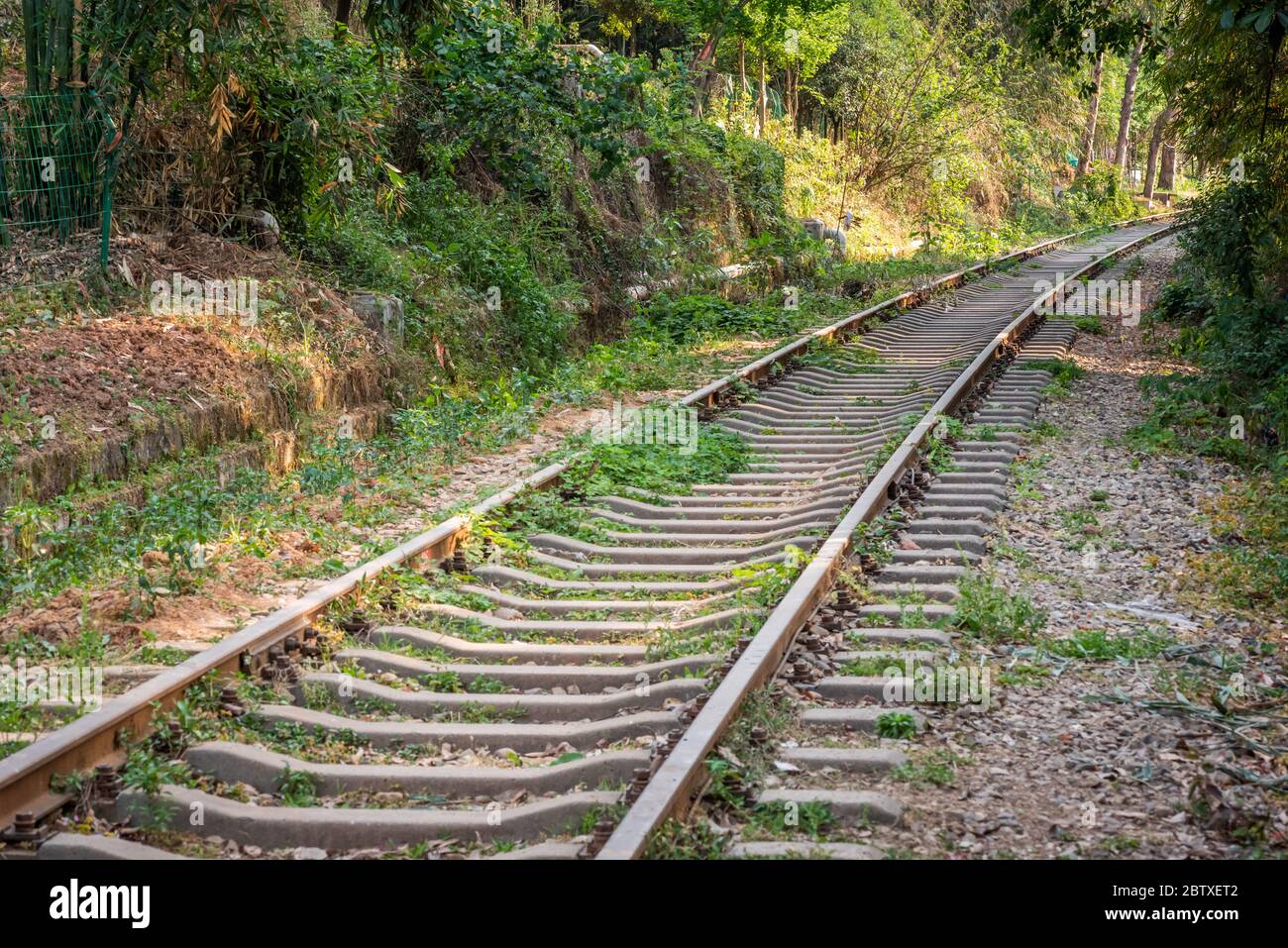 Empty railway track hi-res stock photography and images - Alamy