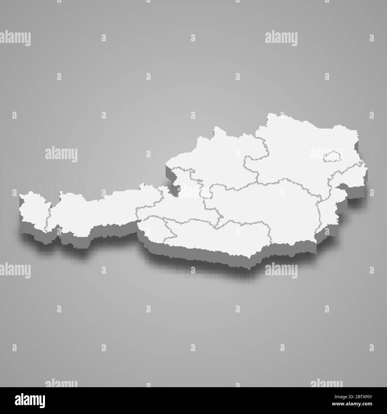Map of austria province hi-res stock photography and images - Alamy