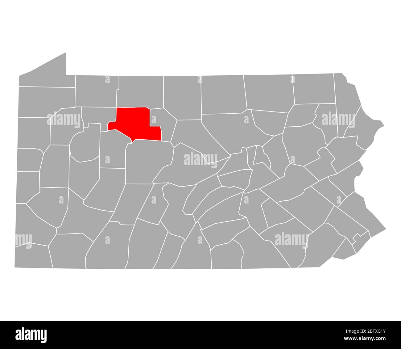 Map of elk hi-res stock photography and images - Alamy