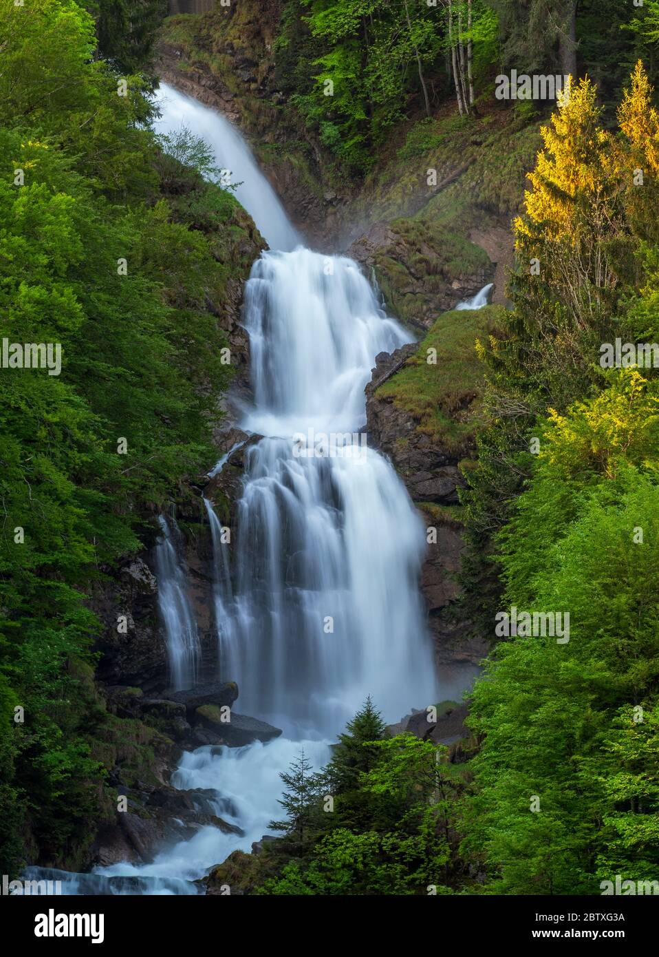 Giessbach waterfalls, Switzerland Stock Photo - Alamy