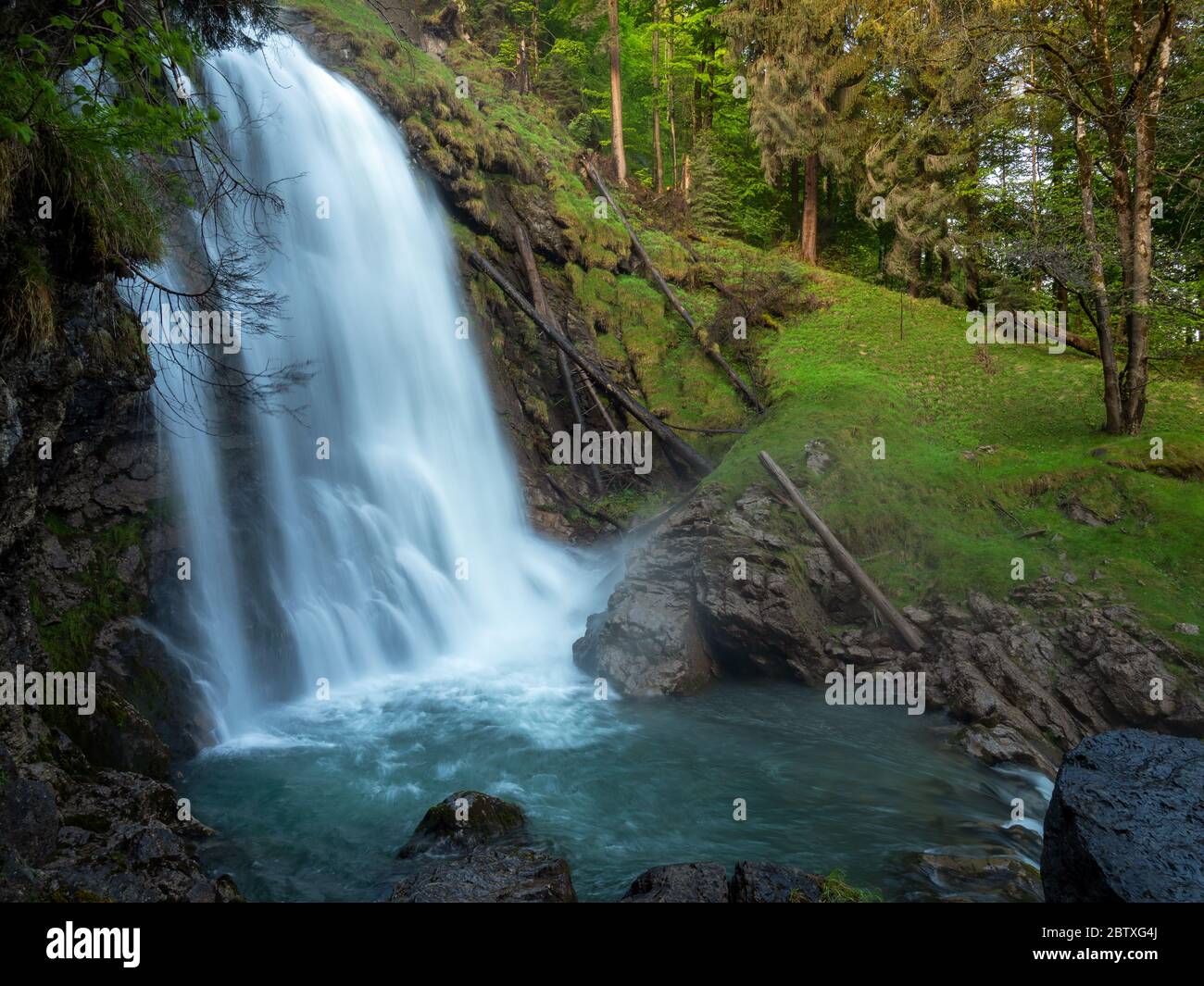 Giessbach waterfalls, Switzerland Stock Photo - Alamy
