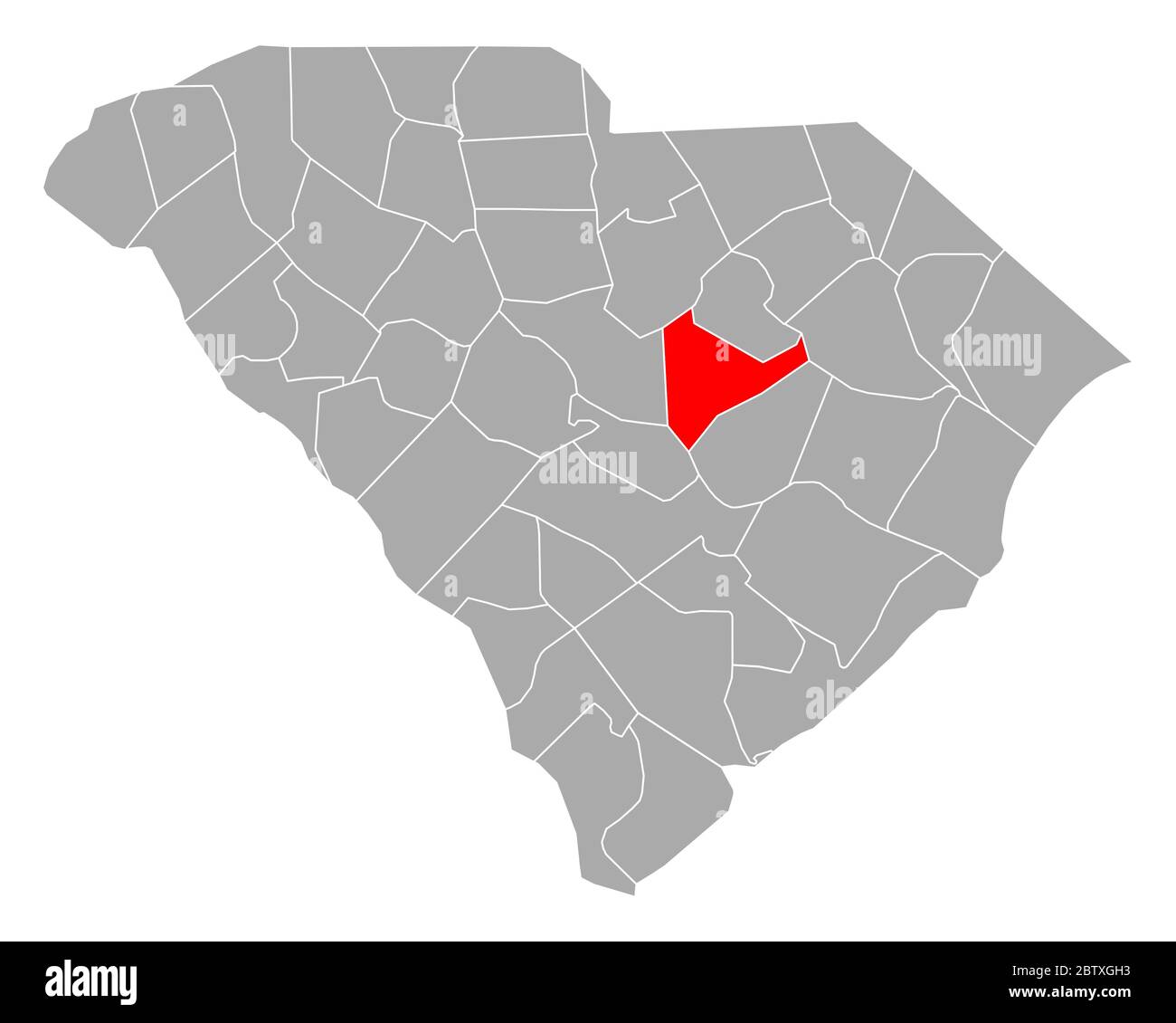 Map of Sumter in South Carolina Stock Photo - Alamy
