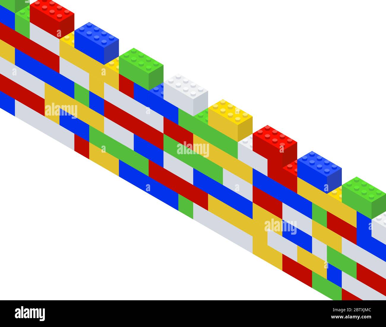 Lego Brick Wall Vector