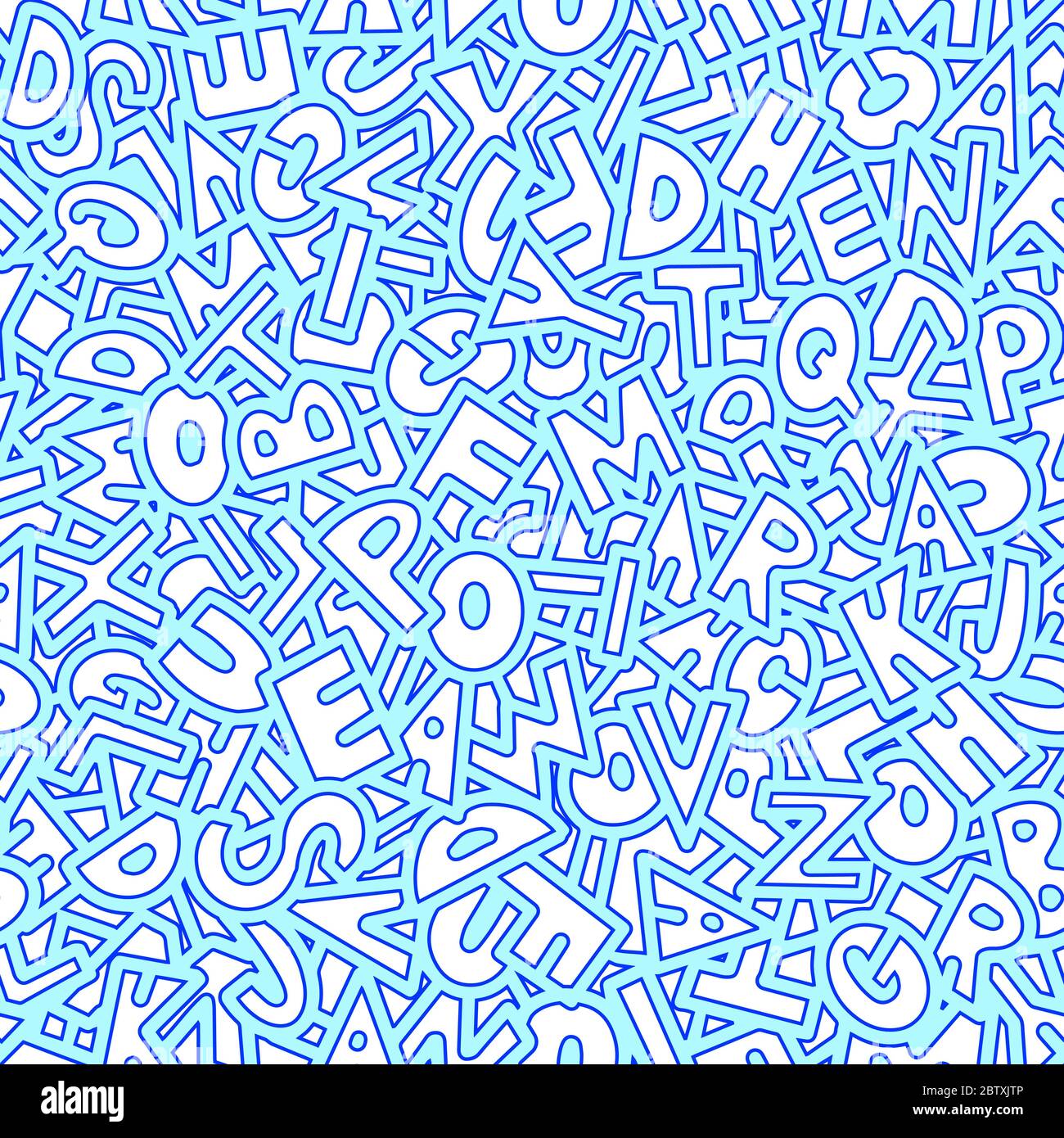 Contour letters hi-res stock photography and images - Alamy