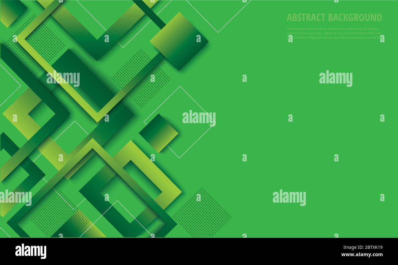modern green square gradient trendy background Stock Photo - Alamy
