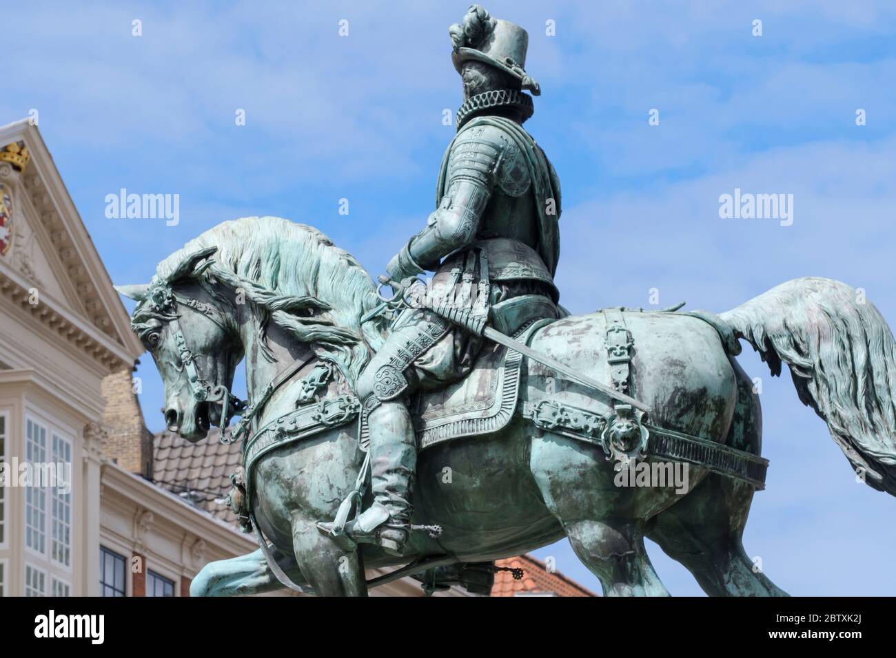The Hague, The Netherlands - May 15 2020: The statue of William I ...