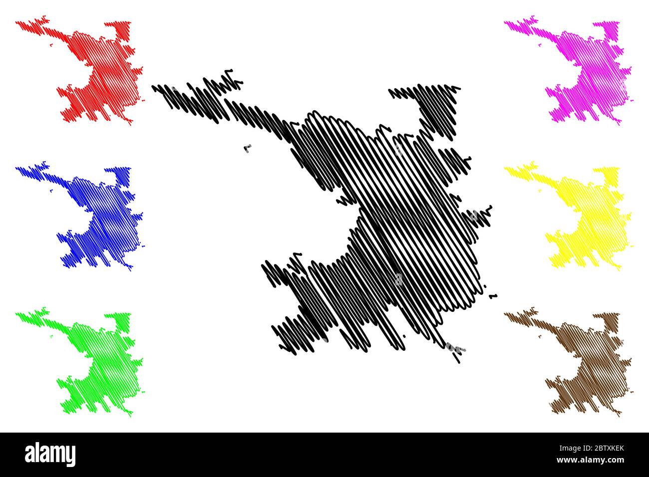 Grozny City (Russian Federation, Russia, Chechen Republic) map vector ...