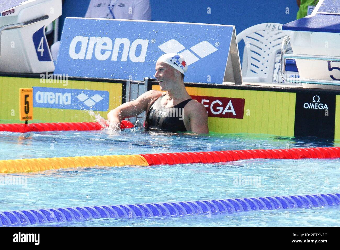Aurore Mongel of French Series 200 M Butterfly Women during the ...