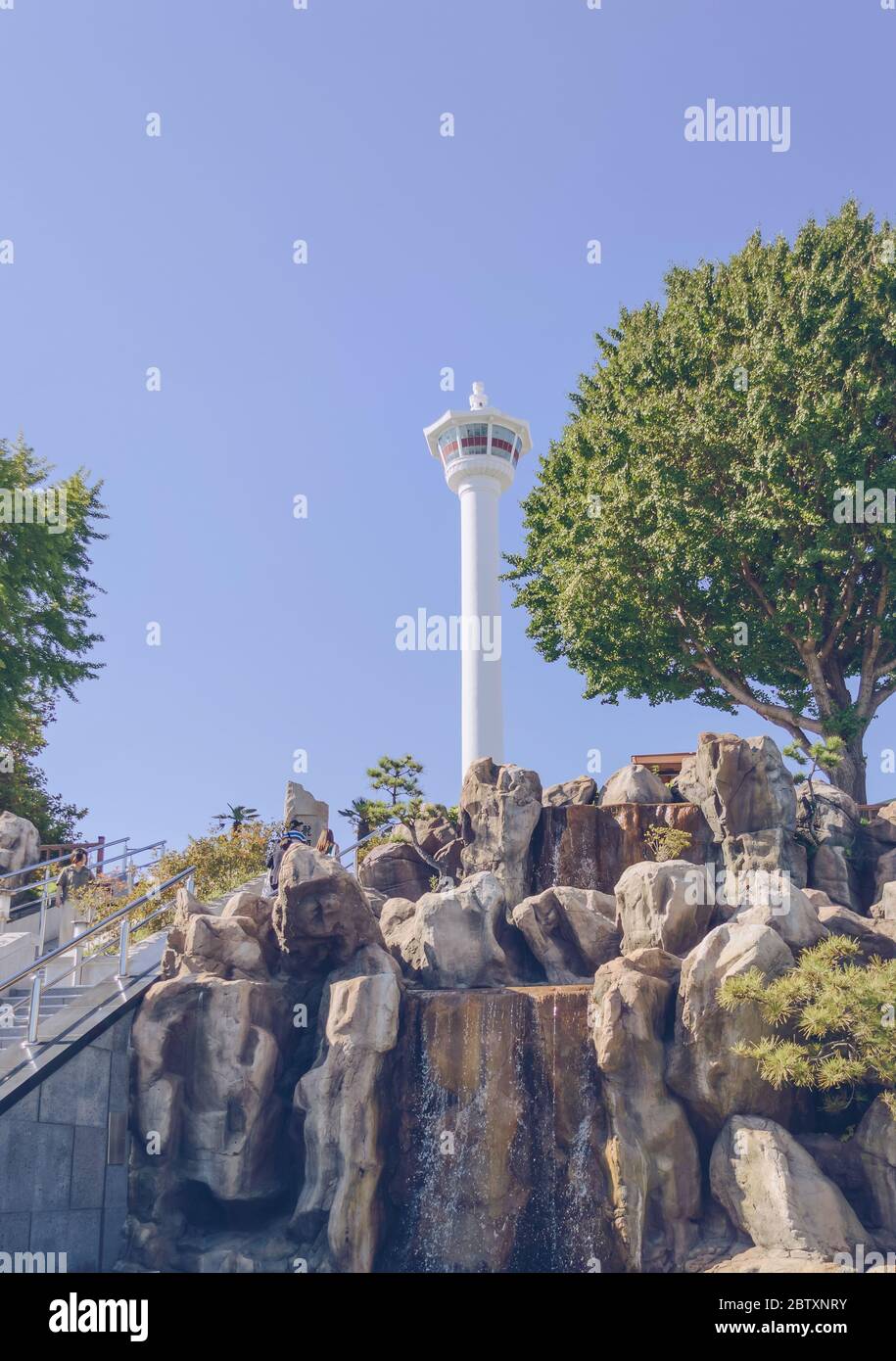 Busan tower yongdusan park busan hi-res stock photography and images ...
