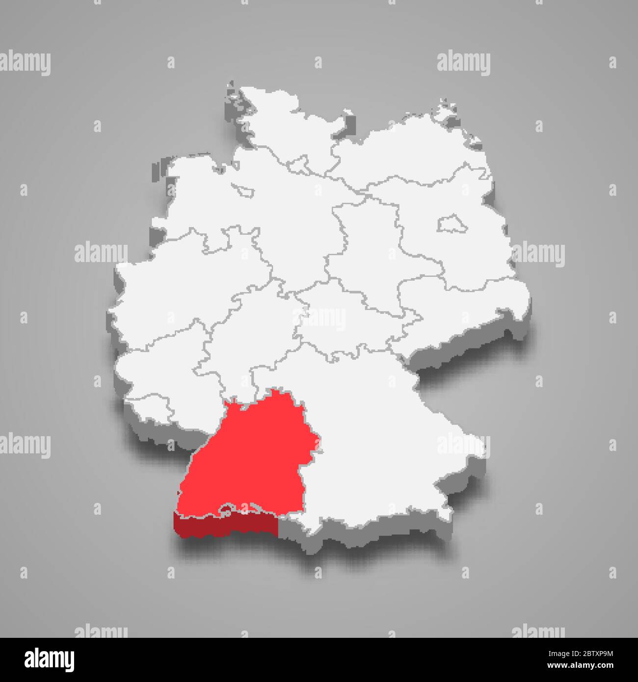 Germany baden wuerttemberg region Stock Vector Images - Alamy