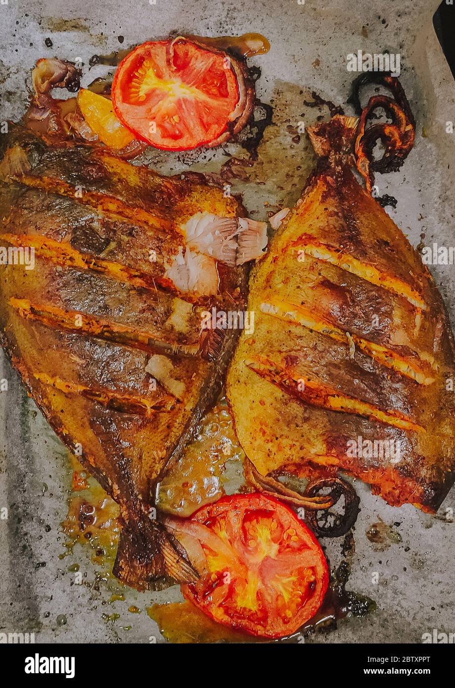 Pomfret barbecue hi-res stock photography and images - Alamy