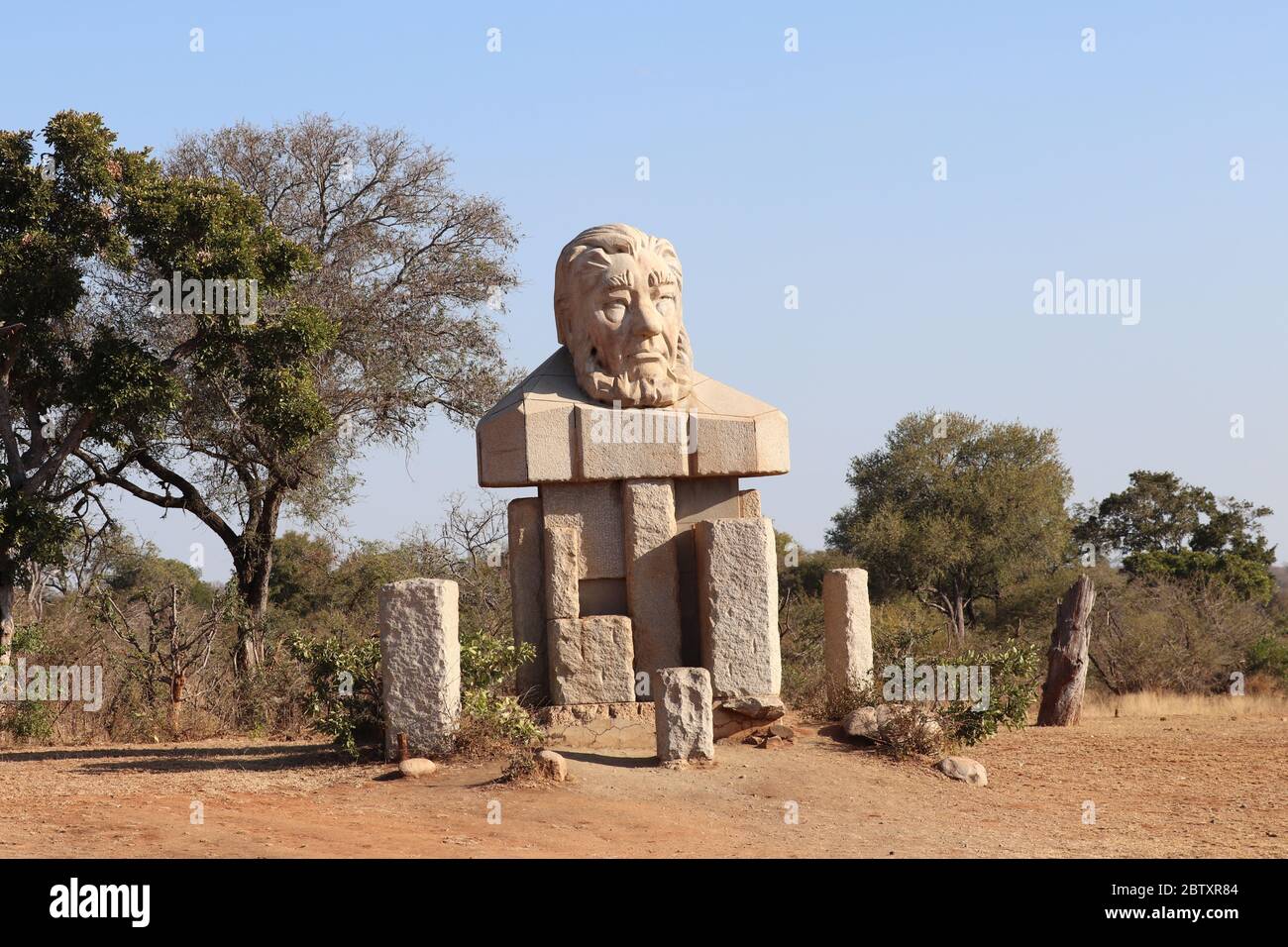 Kruger Gate Statue Stock Photo - Alamy
