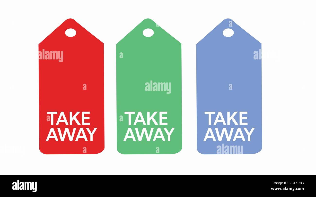 Vector Isolated Illustration of a Take Away Icon Stock Vector Image ...