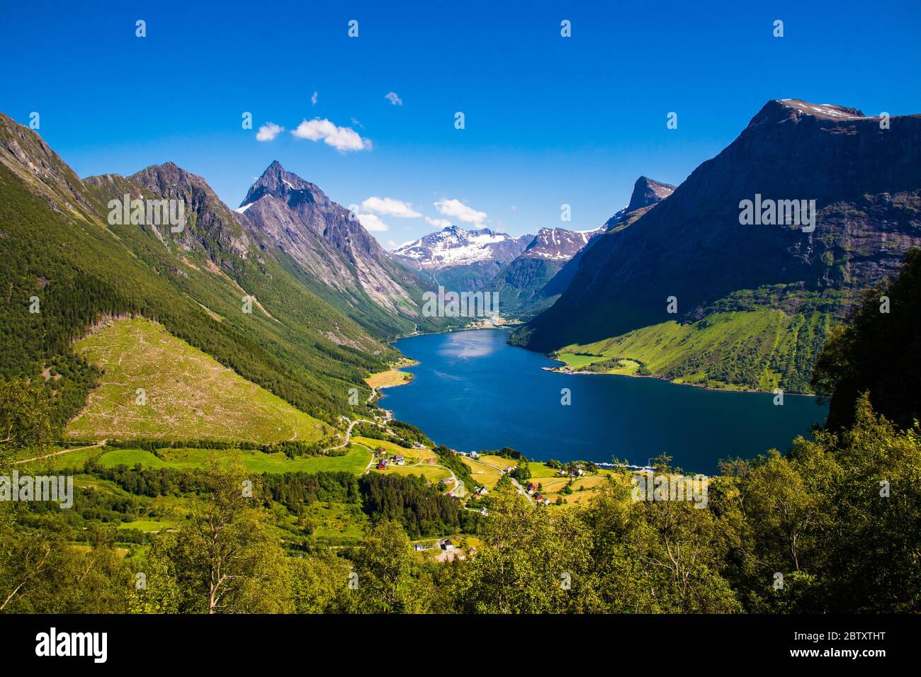 On top of the summit of Mount Saksa with incredible views of the ...