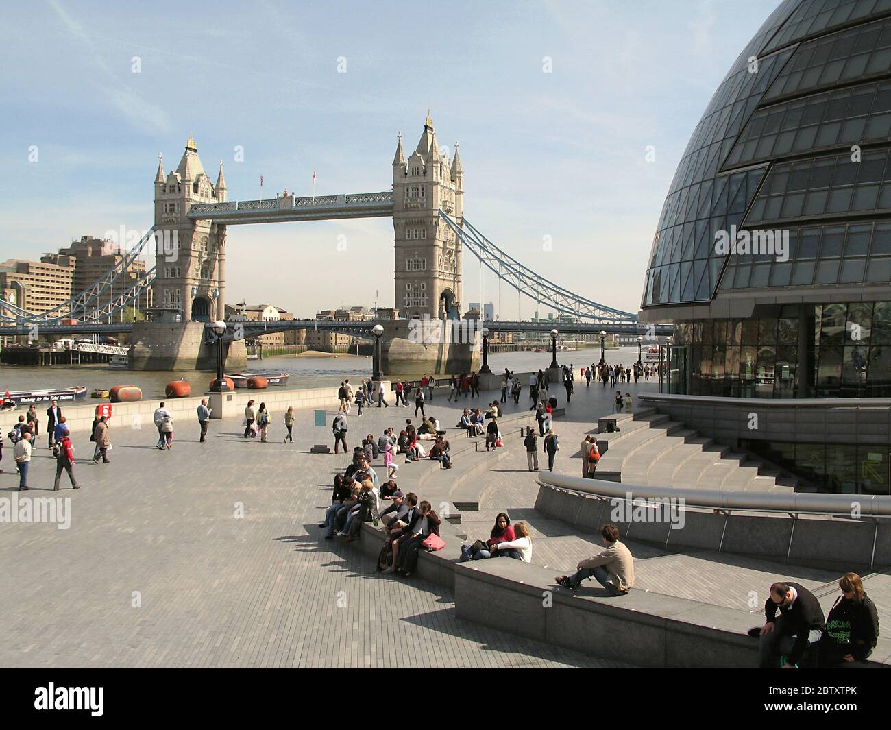 Sights of London around Tower Bridge Stock Photo - Alamy