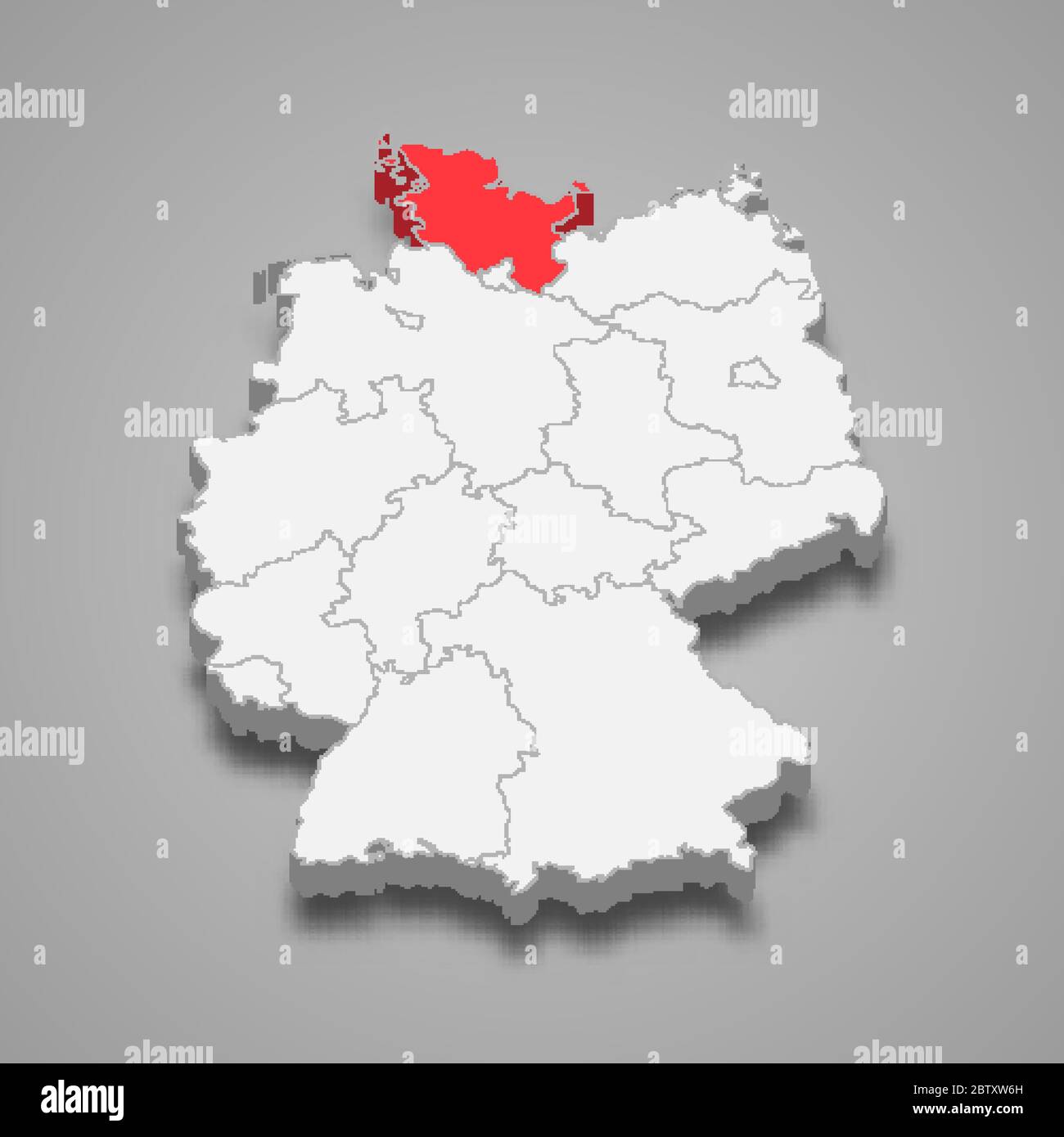Map of greater germany hi-res stock photography and images - Alamy