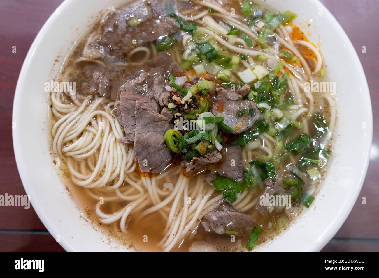 Lanzhou hand-pulled noodles, Chinese Food Stock Photo - Alamy
