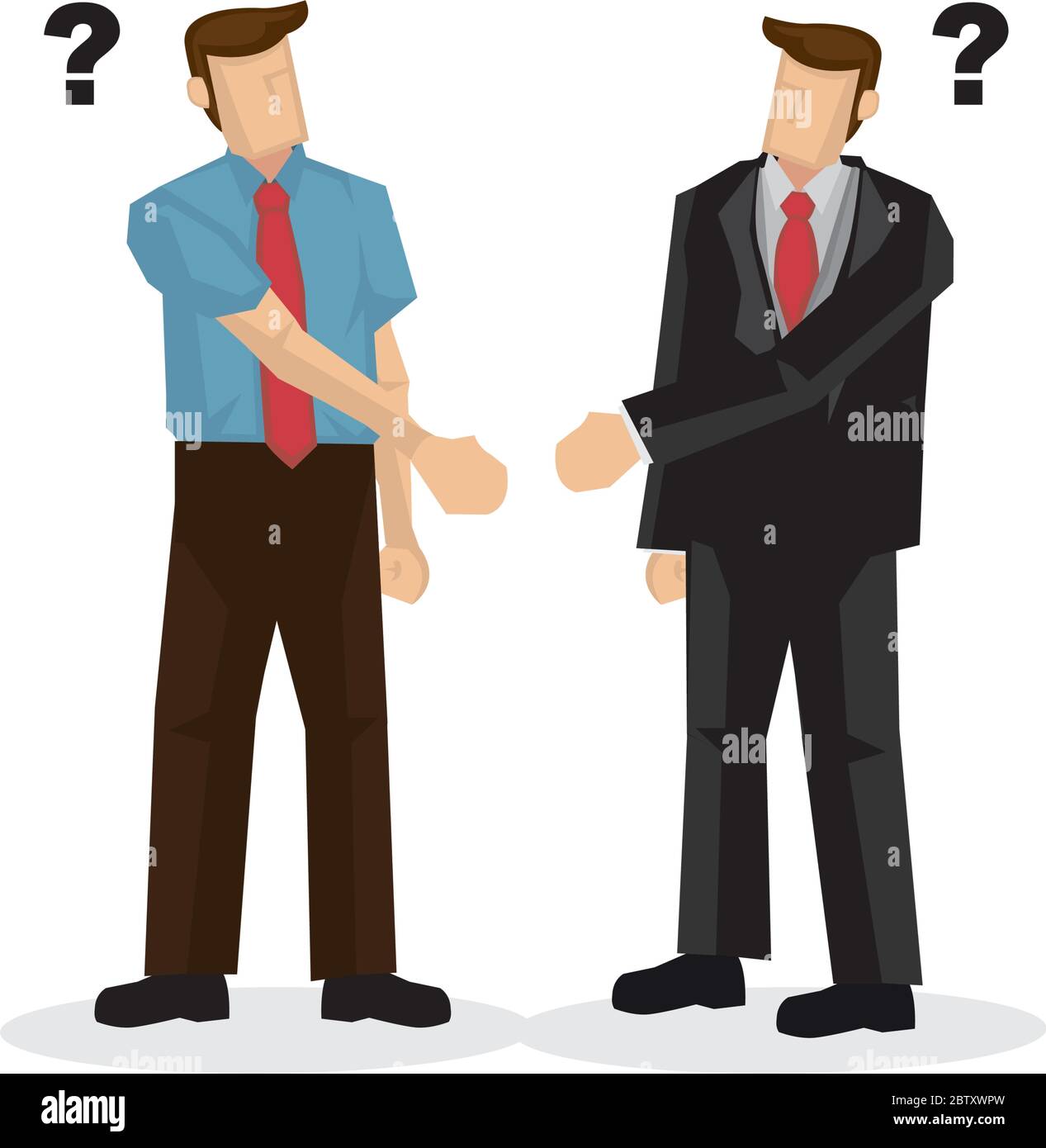 Into the uncertainty Stock Vector Images - Alamy