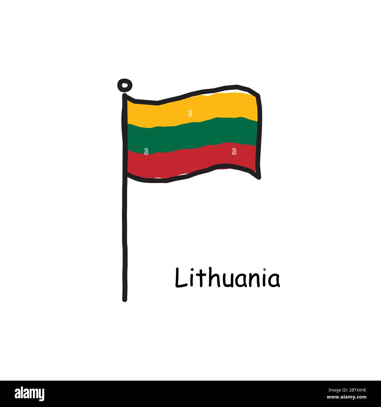 Lithuania illustration hi-res stock photography and images - Alamy