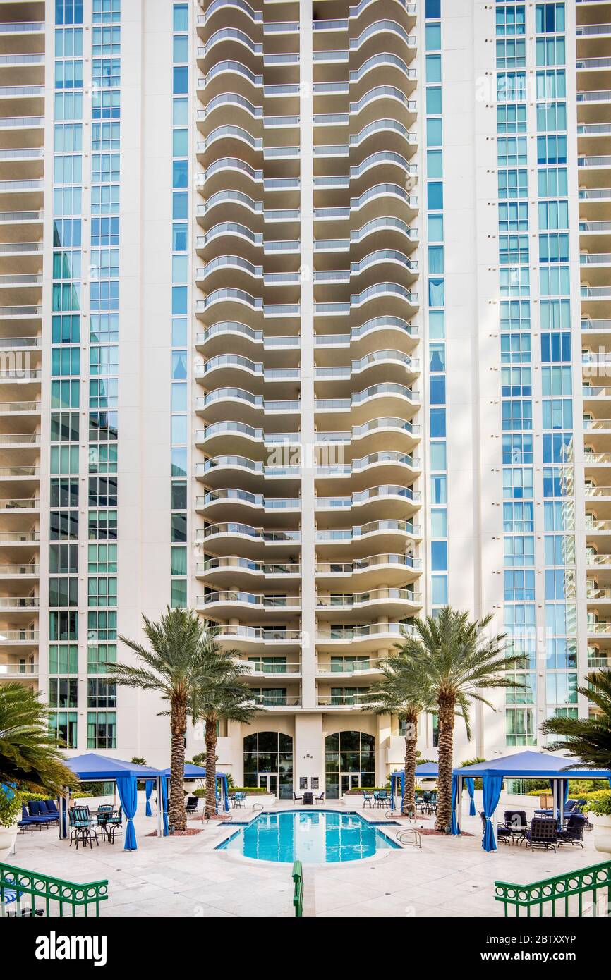 Interior of the Turnberry Towers. Turnberry Towers is a 45-story twin ...