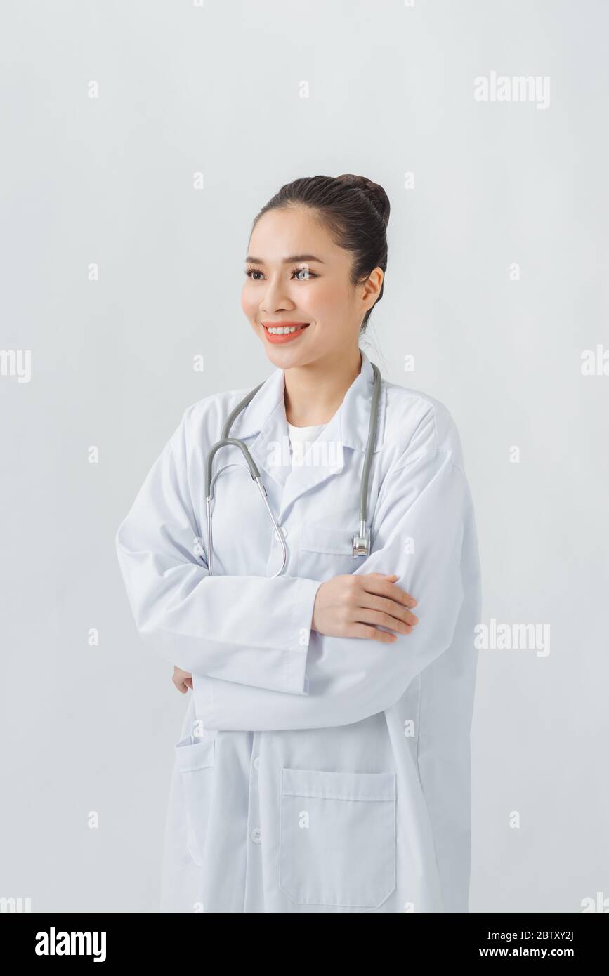Doctor with arms crossed hi-res stock photography and images - Alamy