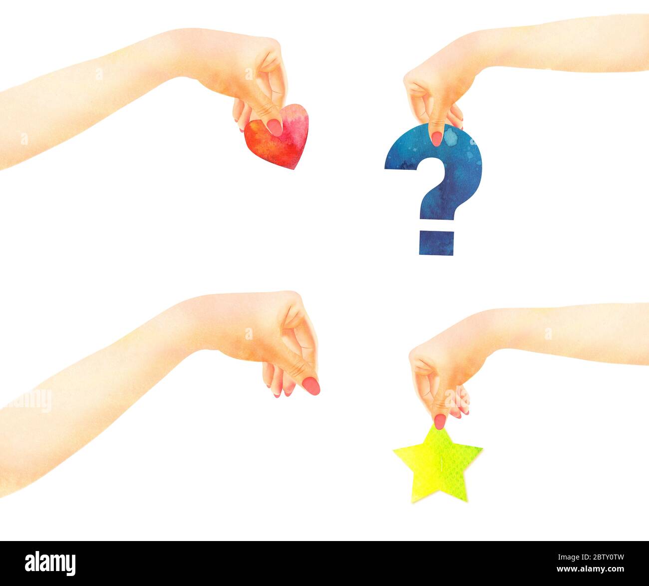 Set rating icon hand Cut Out Stock Images & Pictures - Alamy