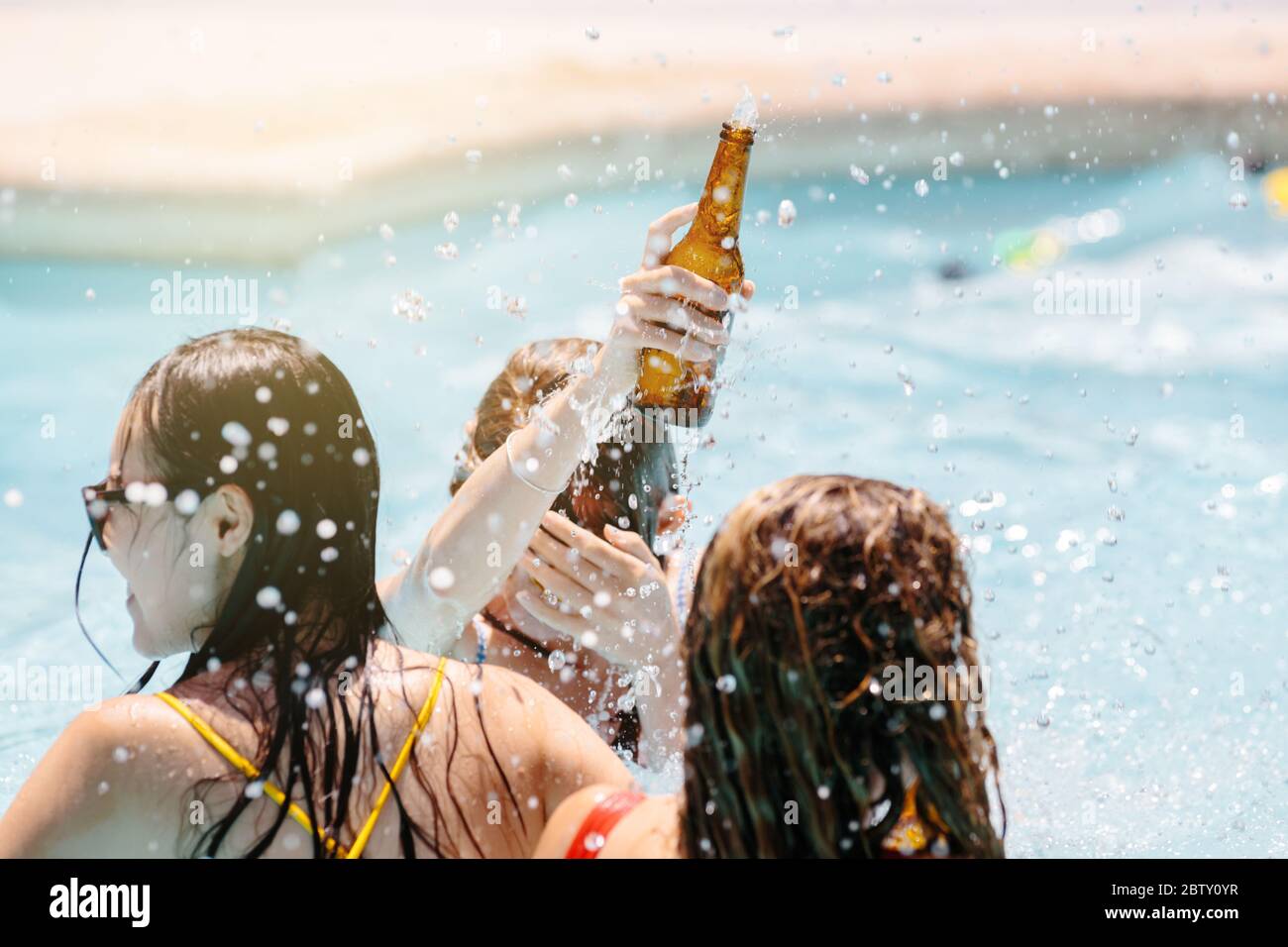 Cheerful Water Drops Friends Have High Resolution Stock Photography and ...
