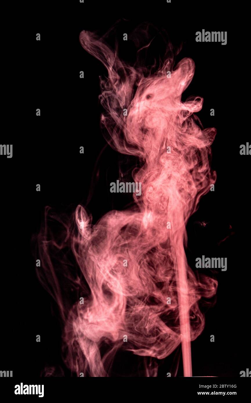 Coloured smoke black background hi-res stock photography and images - Alamy