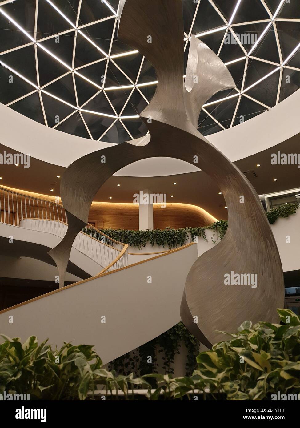 Modern interior of a building Stock Photo - Alamy