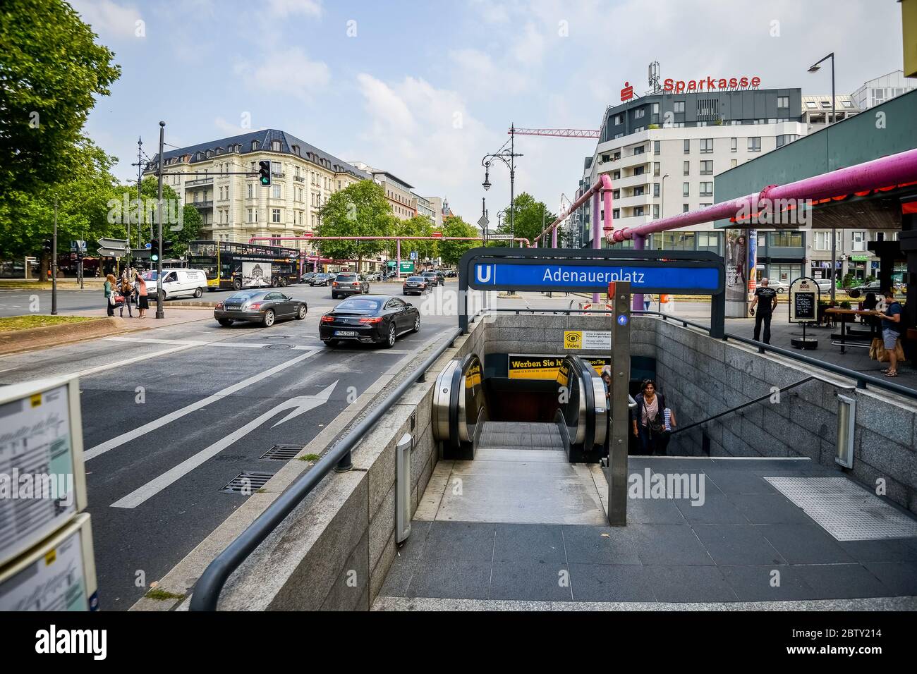 City life and streets of Berlin Germany Stock Photo - Alamy