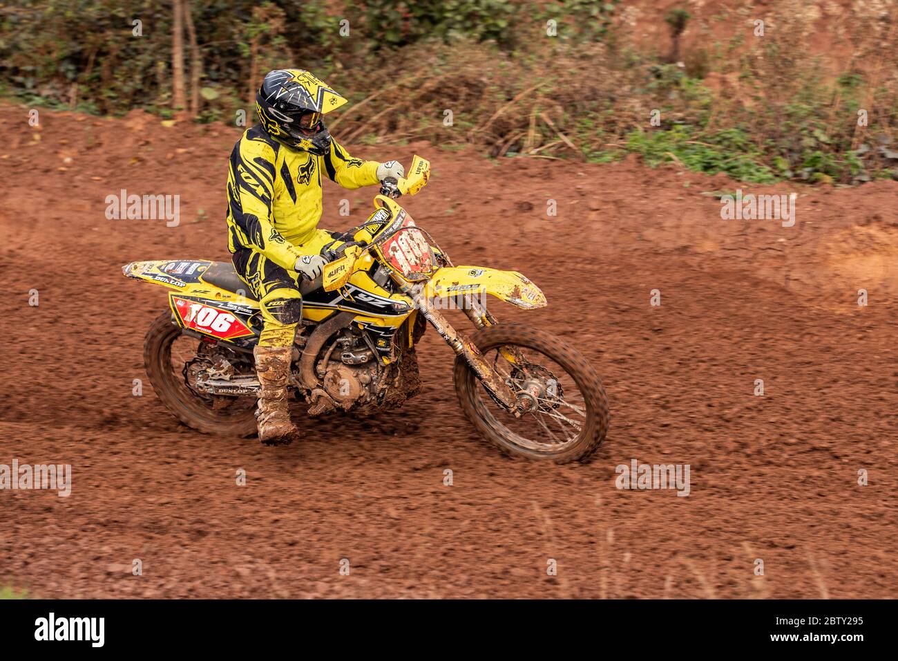 Amateur Motocross Racing Stock Photo - Alamy