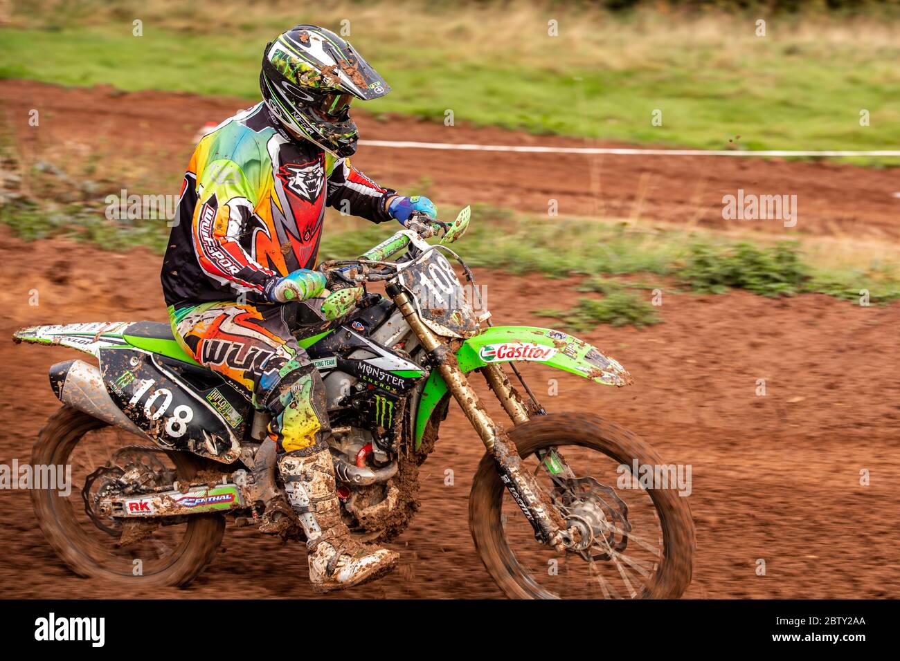 Amateur Motocross Racing Stock Photo - Alamy