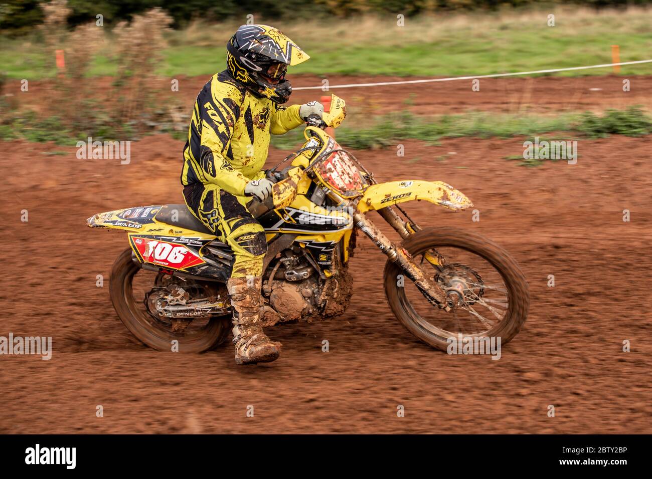 Amateur Motocross Racing Stock Photo - Alamy