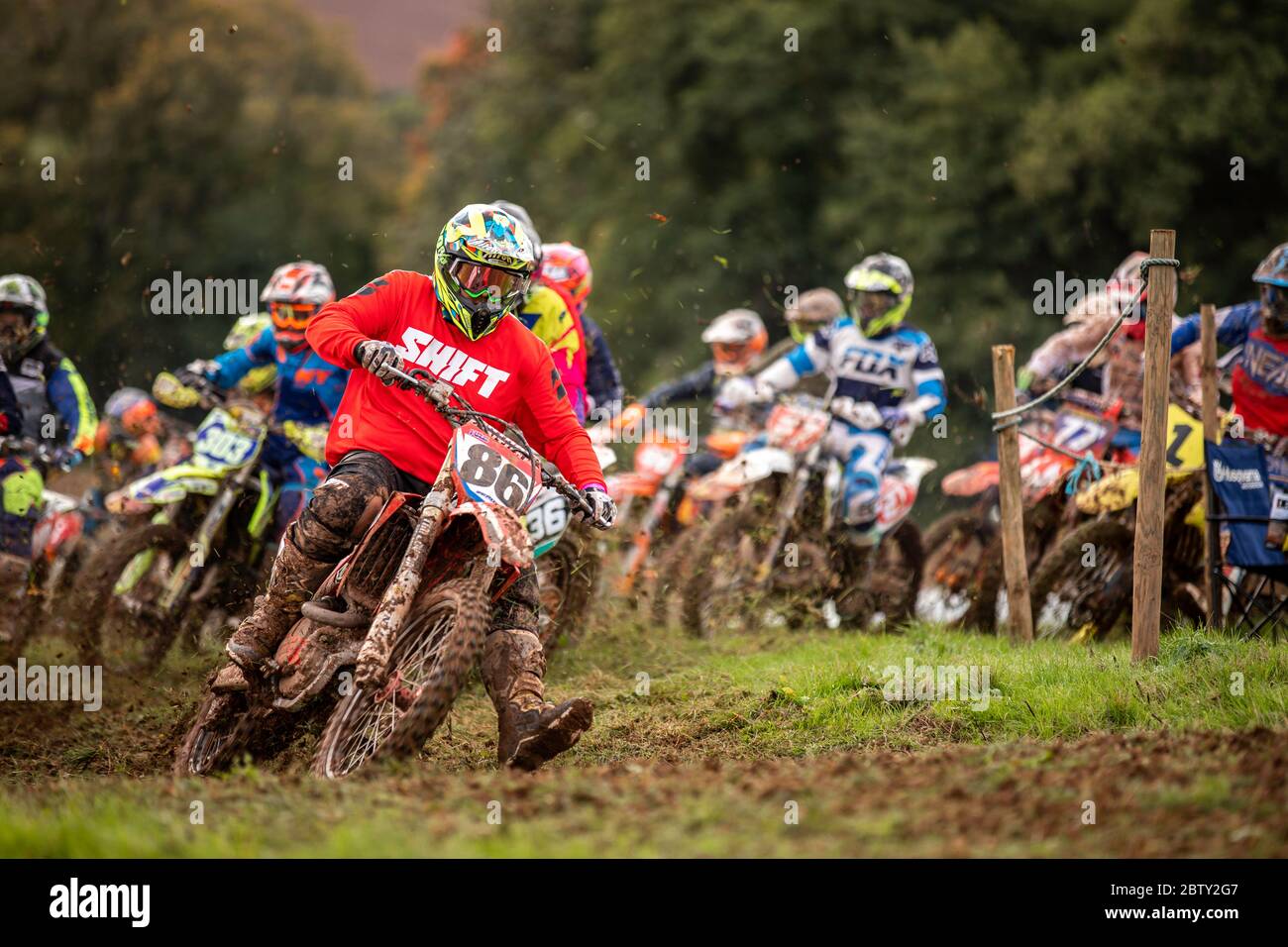 Amateur Motocross Racing Stock Photo - Alamy