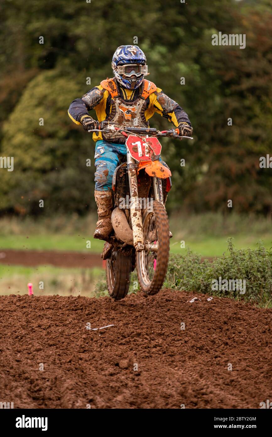 Amateur Motocross Racing Stock Photo - Alamy