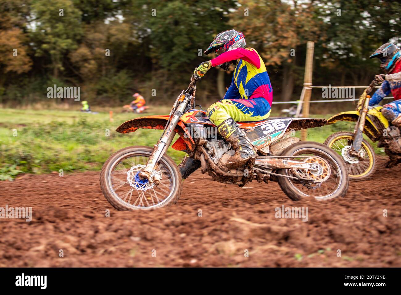 Amateur Motocross Racing Stock Photo - Alamy