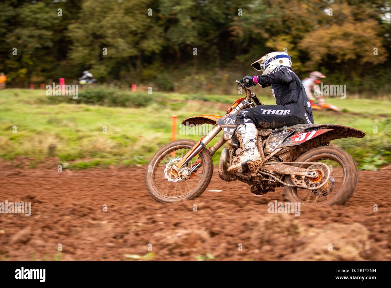 Amateur Motocross Racing Stock Photo - Alamy