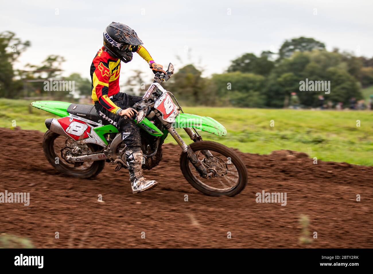 Amateur Motocross Racing Stock Photo - Alamy