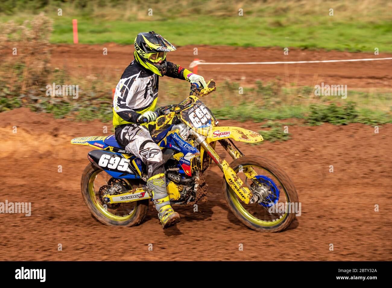 Amateur Motocross Racing Stock Photo - Alamy