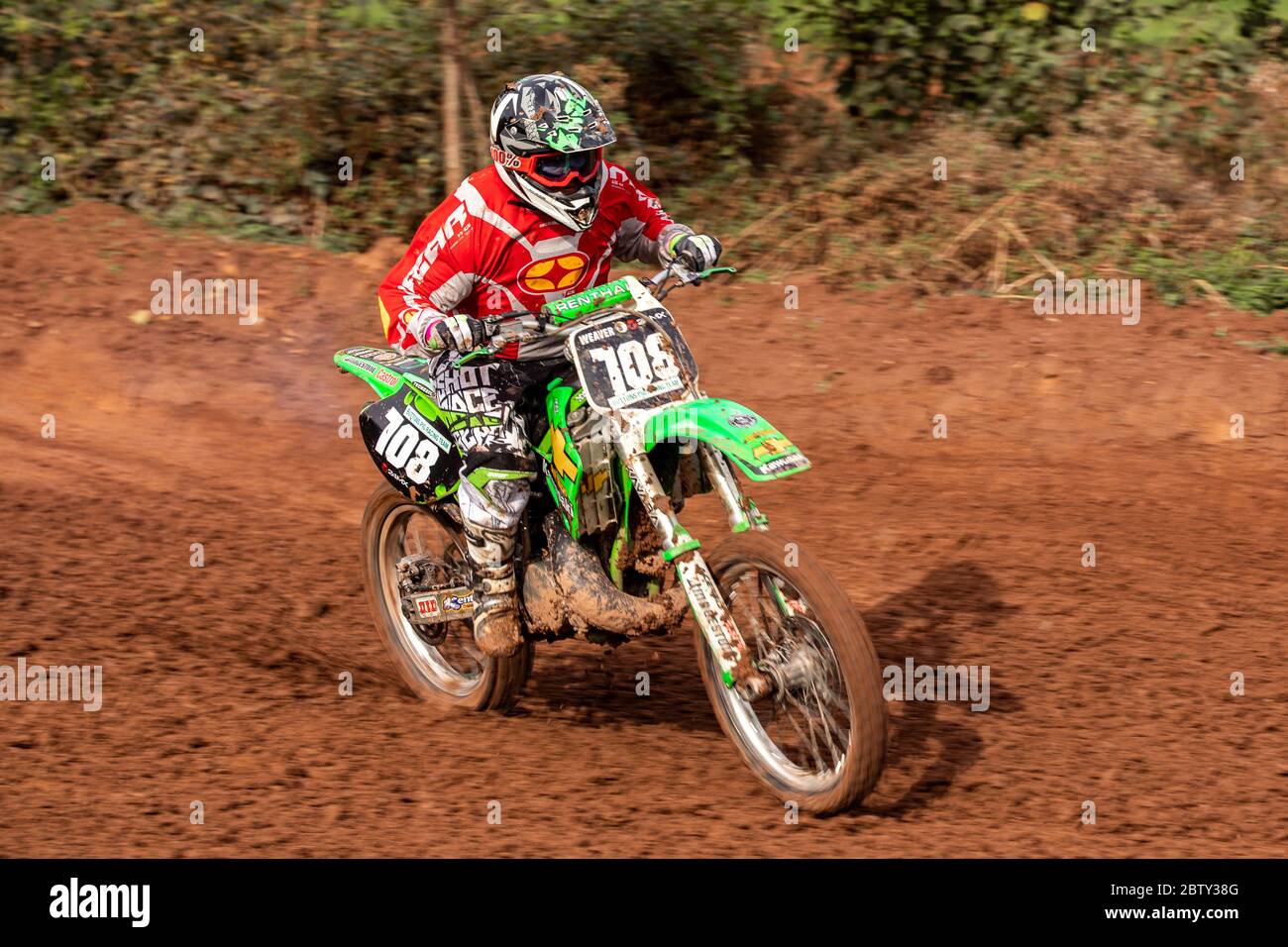 Amateur Motocross Racing Stock Photo - Alamy
