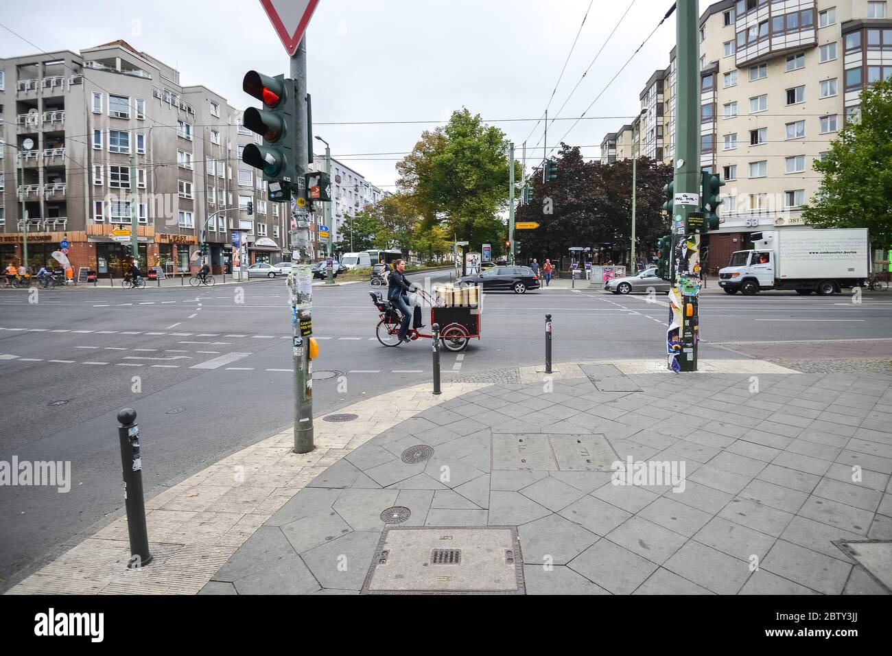 City life and streets of Berlin Germany Stock Photo - Alamy