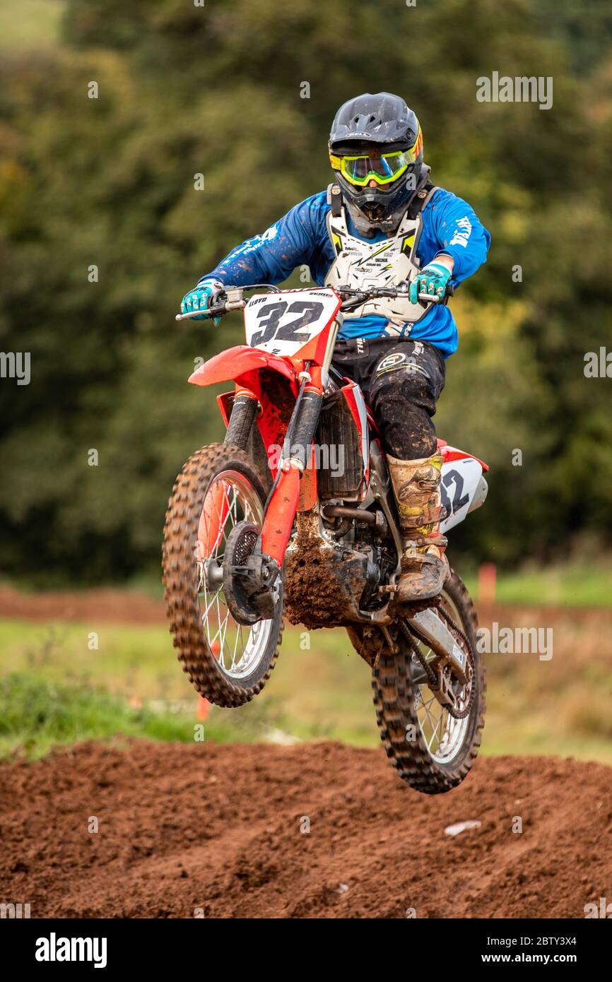 Amateur Motocross Racing Stock Photo - Alamy