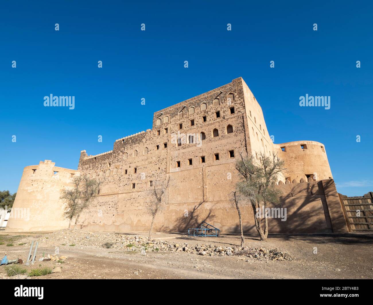 Exterior view of the Castle of Jabreen, a 17th century fortress near ...