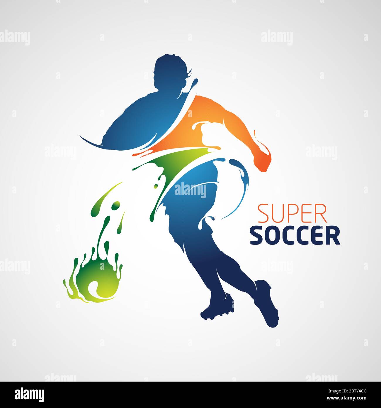 football (soccer) splash silhouette Stock Vector Image & Art - Alamy