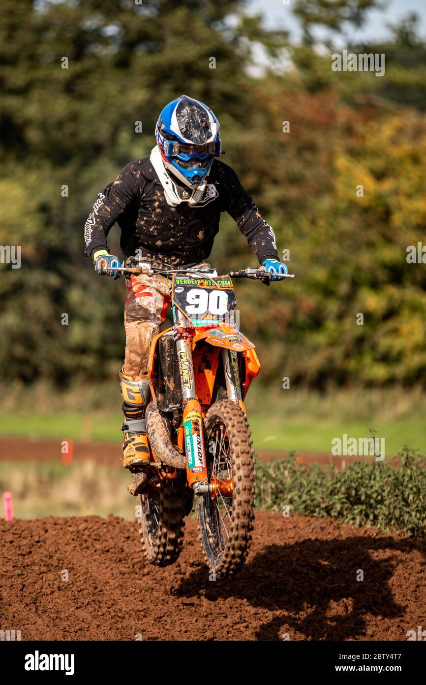 Amateur Motocross Racing Stock Photo - Alamy
