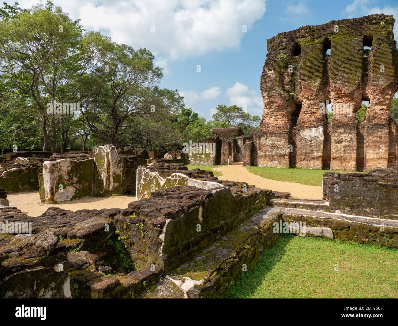 The seven storeyed Palace named Vijayotpaya, Polonnaruwa, UNESCO World ...