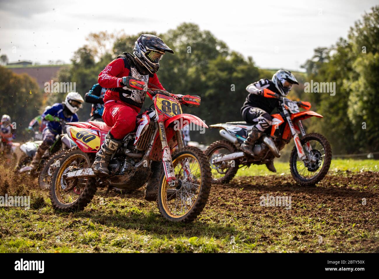 Amateur Motocross Racing Stock Photo - Alamy
