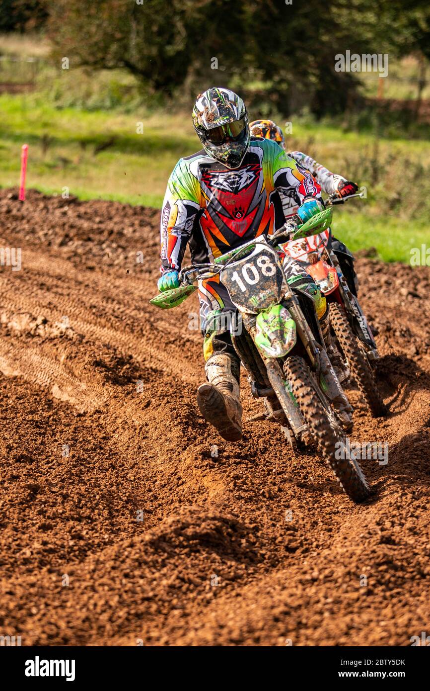Amateur Motocross Racing Stock Photo - Alamy