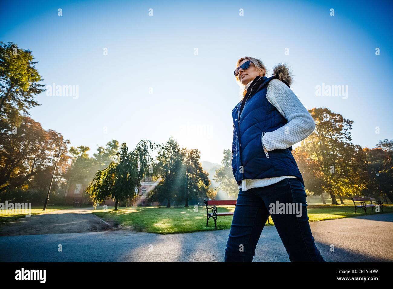 Middle aged women walking hi-res stock photography and images - Alamy