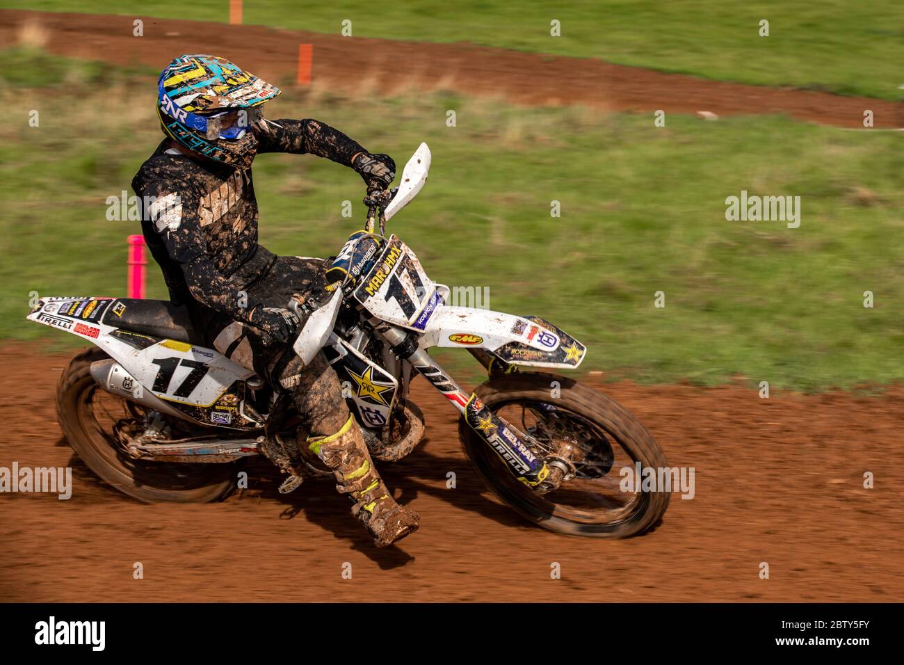 Amateur Motocross Racing Stock Photo - Alamy
